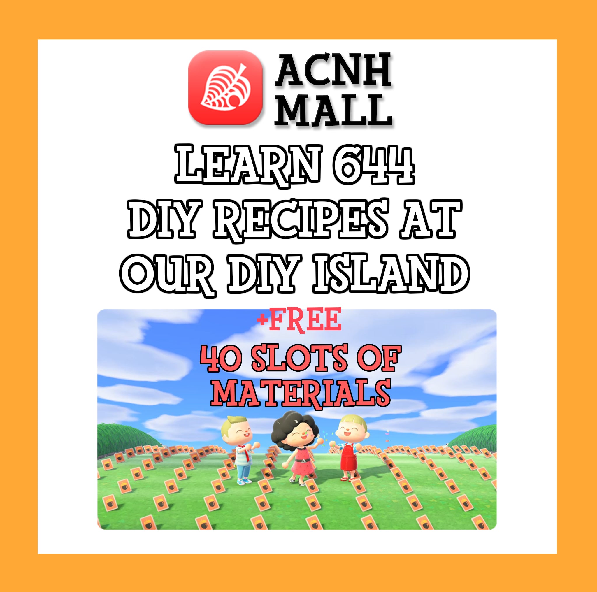 Complete ACNH DIY Island Guide – All Recipes in One Visit – ACNHMALL