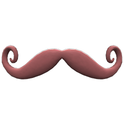 Curly Mustache Animal Crossing New Horizons | ACNH Items - ACNHMALL