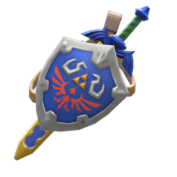 Hero's Sword And Shield in Animal Crossing New Horizons - ACNHMALL