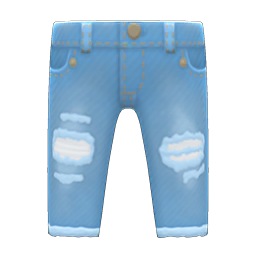 Worn-Out Jeans Animal Crossing New Horizons | ACNH Items - ACNHMALL