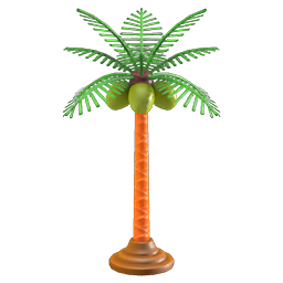 Palm-Tree Lamp DIY Recipe Animal Crossing New Horizons | ACNH Critter ...