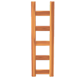 Wooden Ladder Set-Up Kit DIY Recipe Animal Crossing New Horizons | ACNH ...