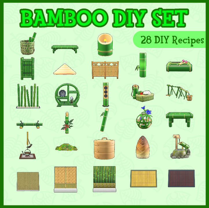 ACNH Bamboo DIY Recipes List (Seasonal & Zen Furniture Set) – ACNHMALL